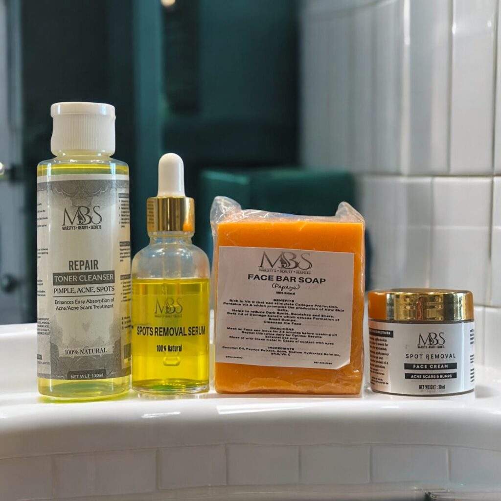 Spots Removal Face Kit - Majesty's Beauty Secrets