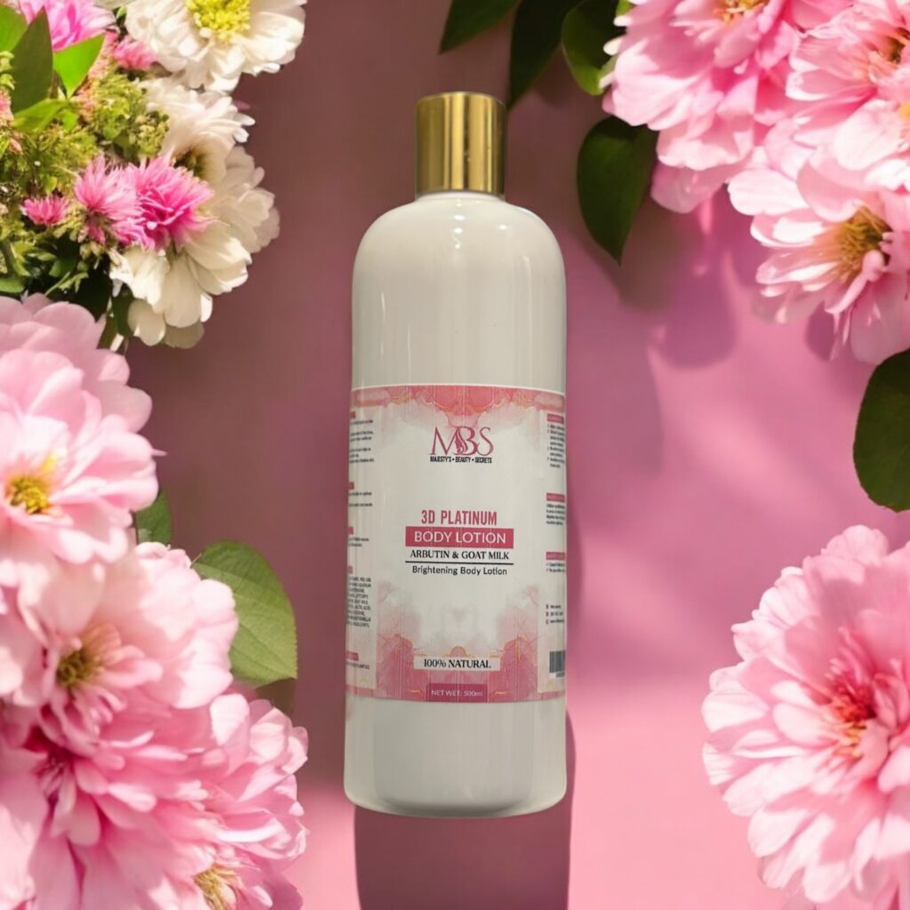 3D Platinum Body Lotion 500ml - Majesty's Beauty Secrets